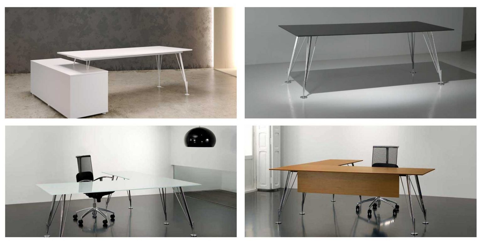 Office tables with an aesthetic and functional design