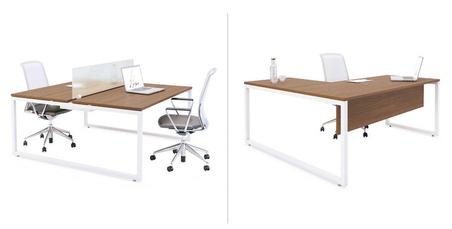 Office tables with an aesthetic and functional design