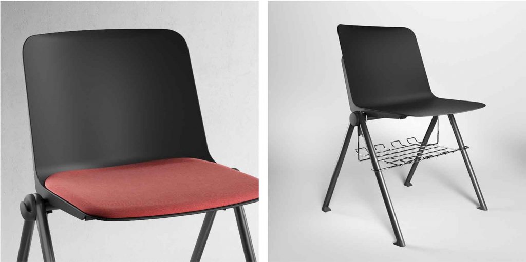 PLUS ONE, the light and multifunctional office chair