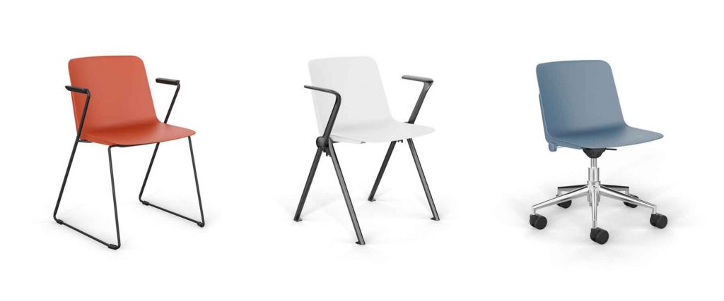 PLUS ONE, the light and multifunctional office chair