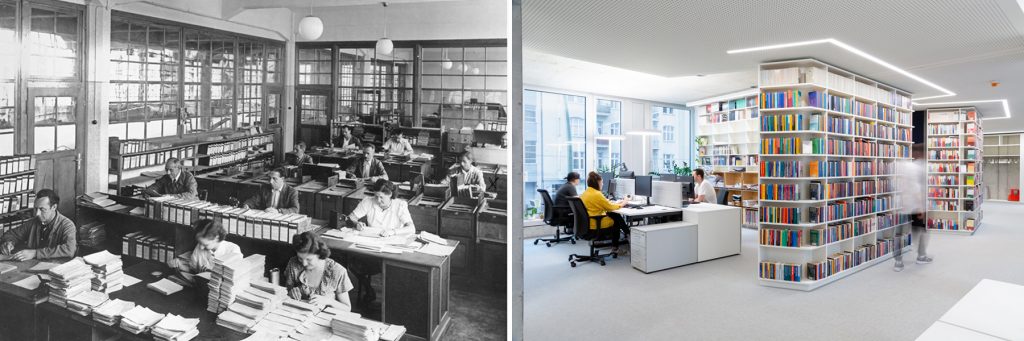Old offices versus modern offices