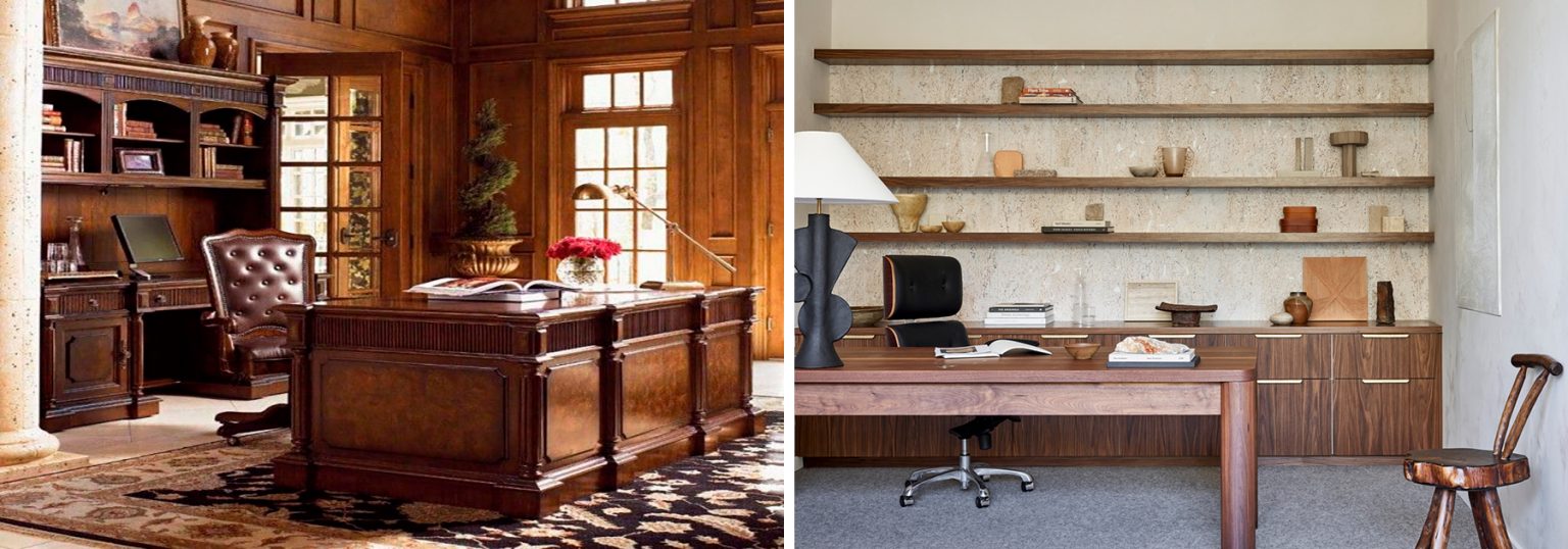 Old offices versus modern offices