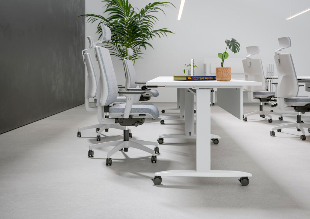 Kea Folding, una mesa de escritorio plegable, abatible y portátil