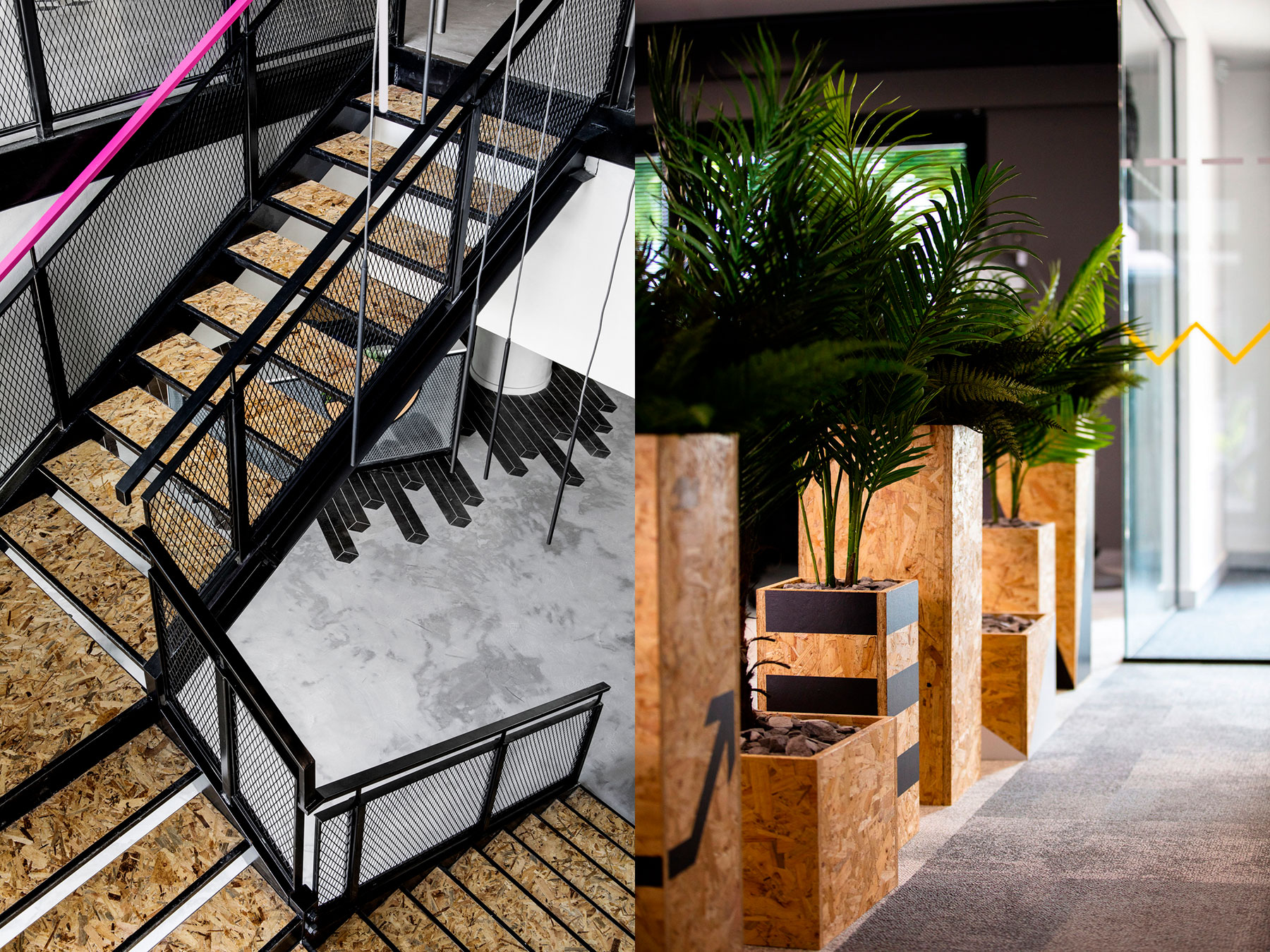 OSB, the new sustainable material for offices - Limobel