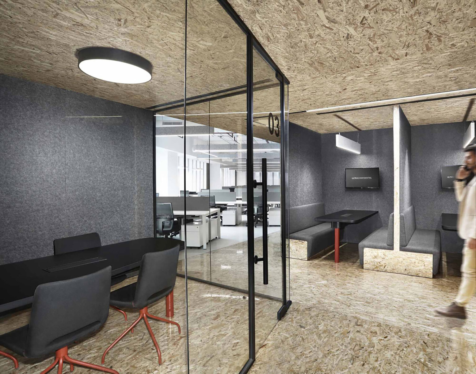 OSB, the new sustainable material for offices - Limobel